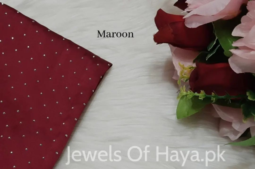 Silk Hijab Niqab set – Pure Gold - Jewels Of Haya